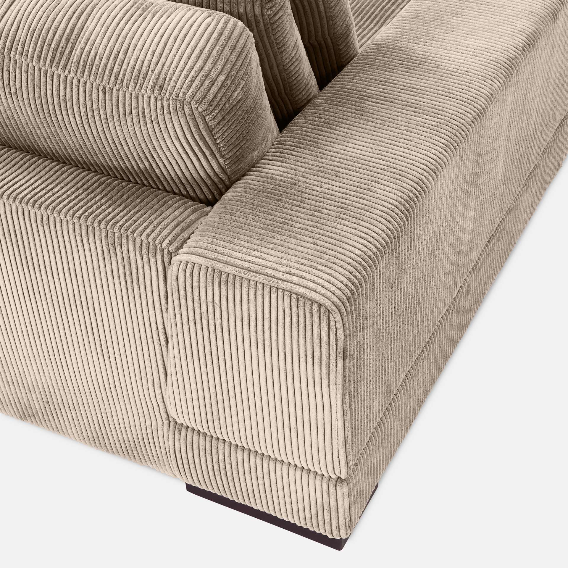 Hoekbank Mino ribfluweel - op voorraad! - Banken - Loods 5