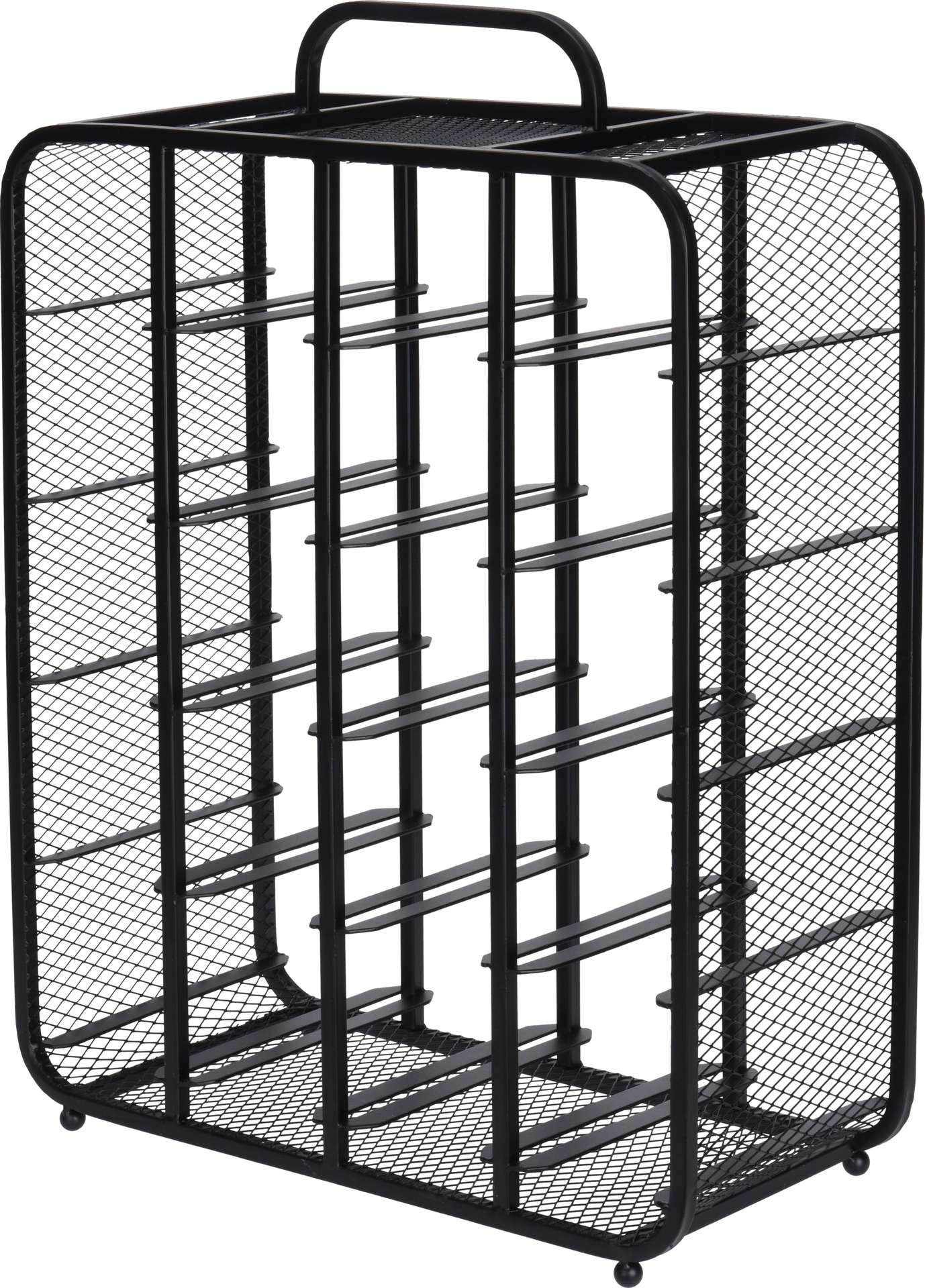 Wijnrek Metaal zwart - Producten - Loods 5