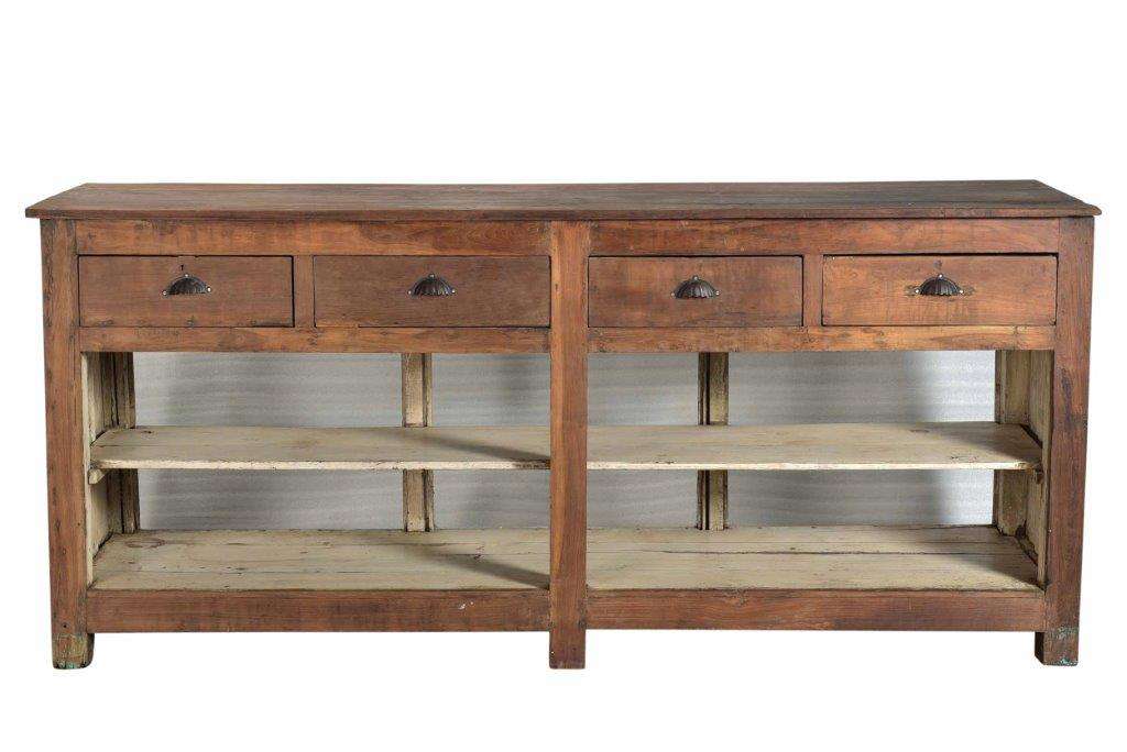 Open dressoir met glazen achterkant - Dressoirs - Loods 5