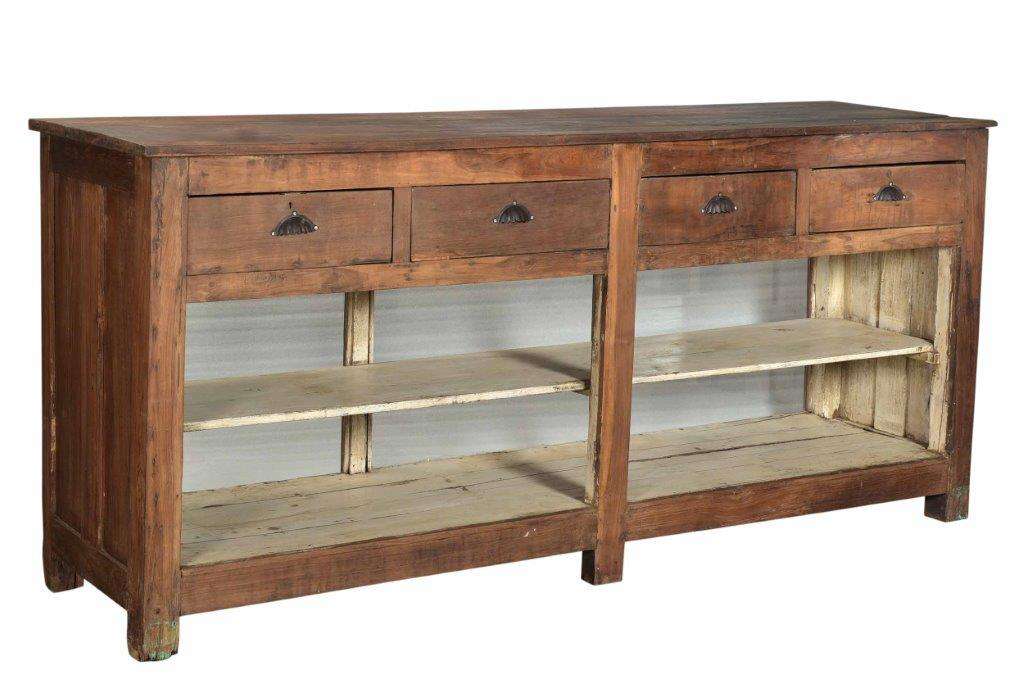 Open dressoir met glazen achterkant - Dressoirs - Loods 5