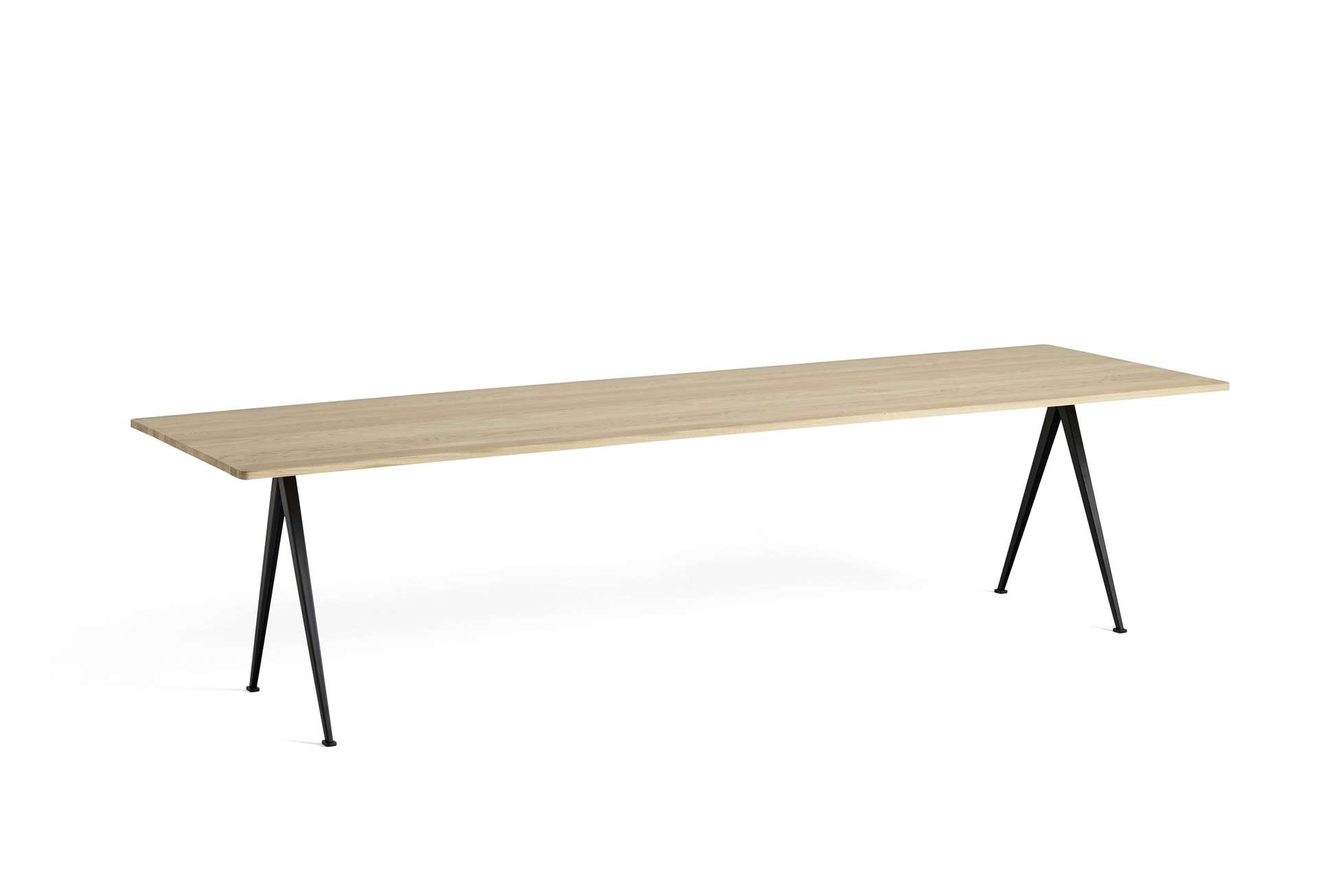 HAY HAY tafel Pyramid 02 - zwart frame, gelakt kopen? Shop eettafels ...