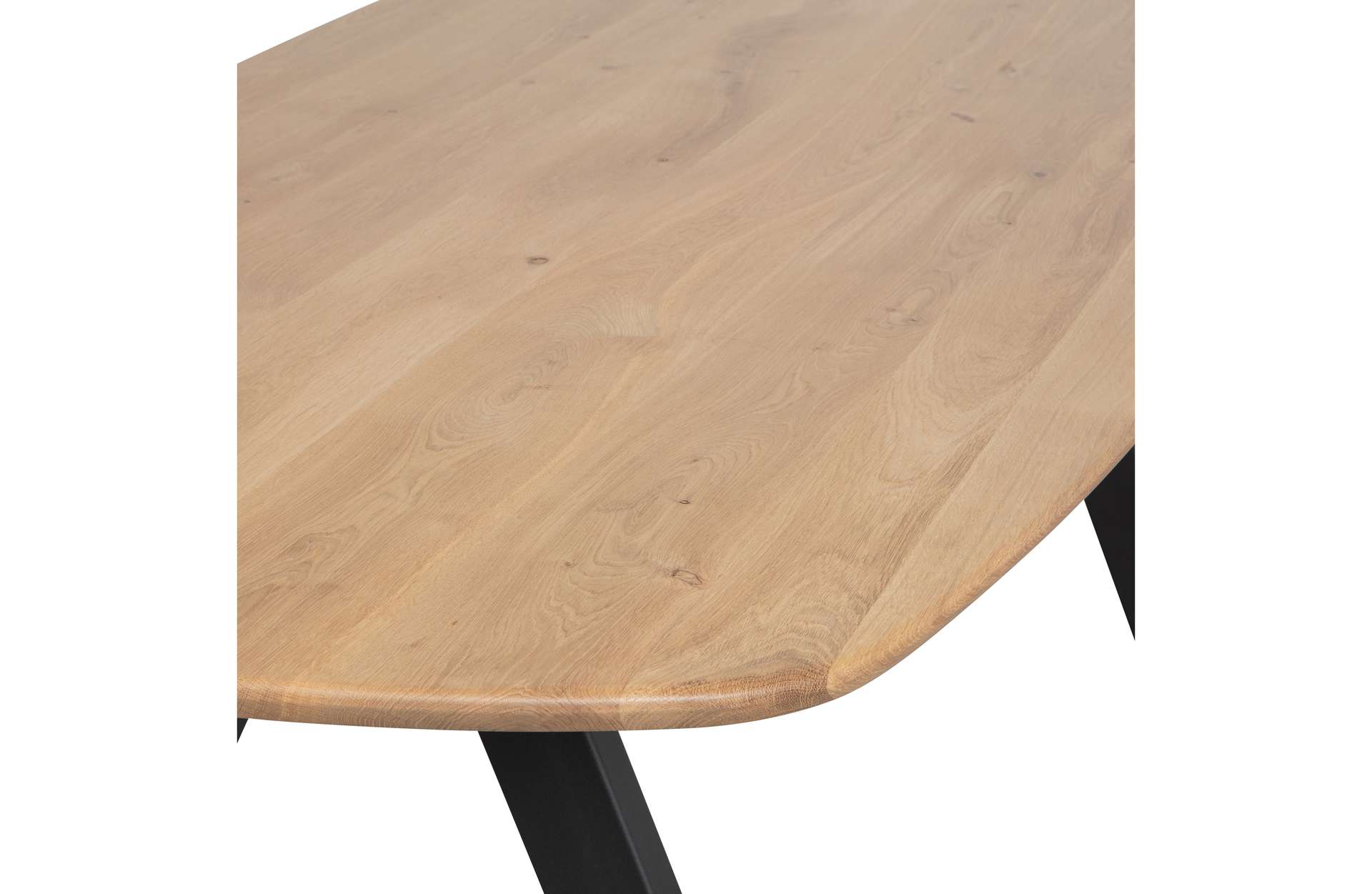 WOOOD WOOOD tafel Tablo eiken naturel organisch [fsc] & V-poot kopen ...