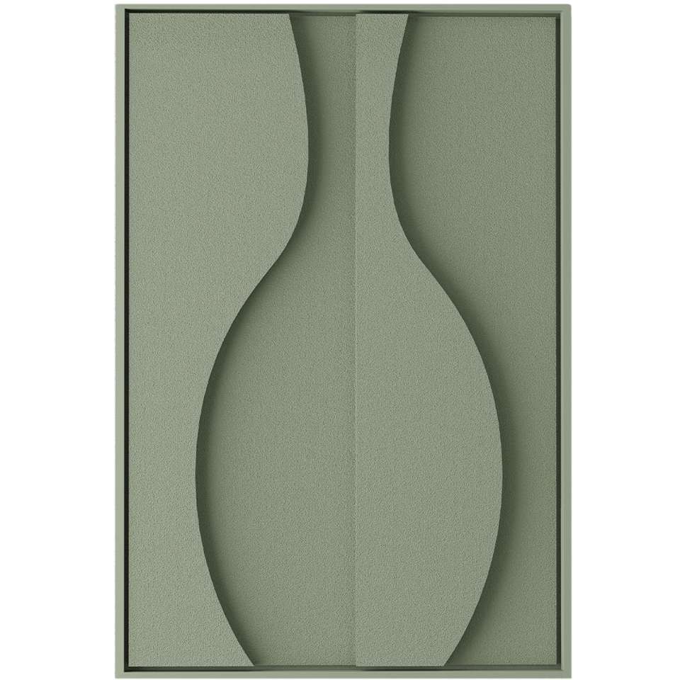 Walljar reliëf kunst Eli - Wanddecoratie - Loods 5