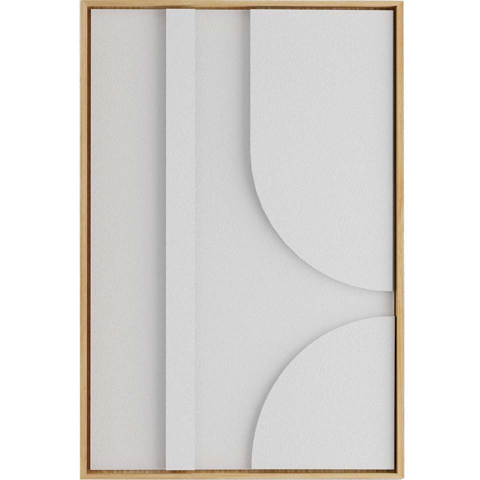 Walljar reliëf kunst Zoë - Wanddecoratie - Loods 5