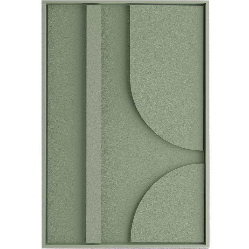 Walljar reliëf kunst Zoë - Wanddecoratie - Loods 5