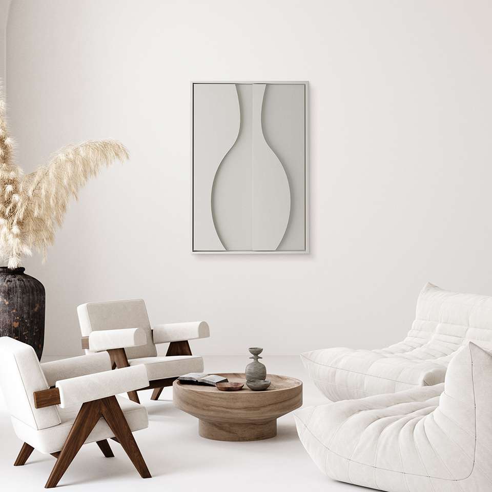 Walljar reliëf kunst Eli - Wanddecoratie - Loods 5