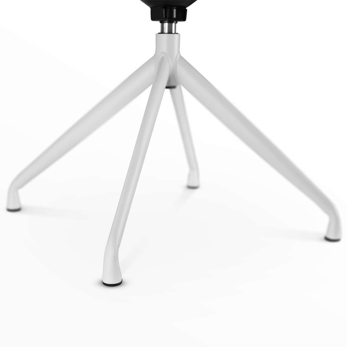 Draaibare eetkamerstoel Nola-Liz wit - met armleuningen (incl ...